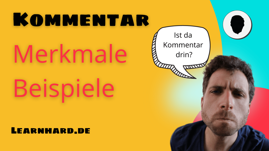 Textsortenbestimmung Kommentar für den TGA - mit Beispielen! » learnhard